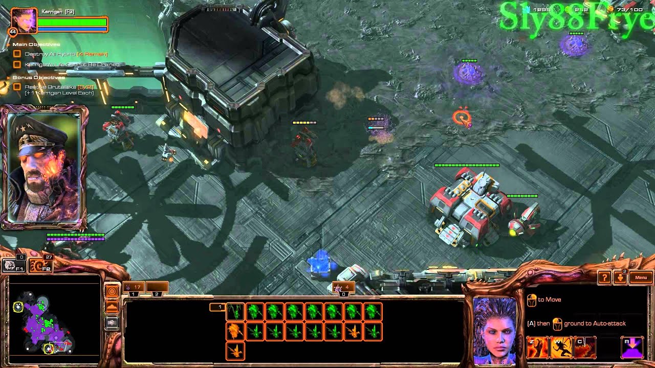 Starcraft 2 Heart of the Swarm Skygeirr Station Mission 2 Hand of ...