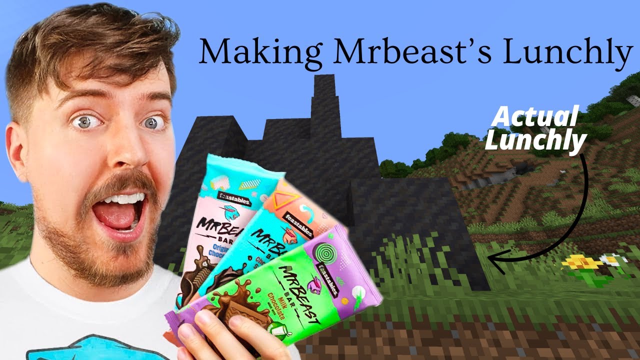 making mrbeast's lunchly in minecraft - YouTube
