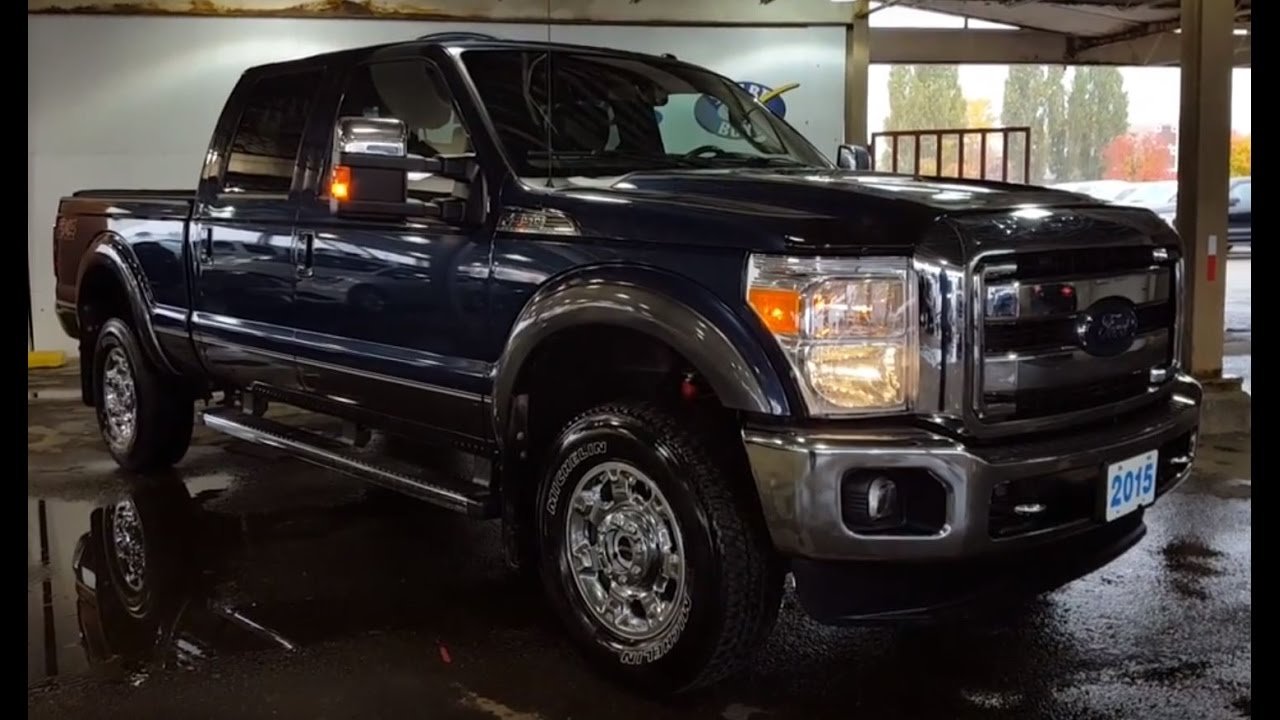 2015 Blue Ford Super Duty F-350 4X4 Crew Cab Lariat FX4 Pre Owned ...
