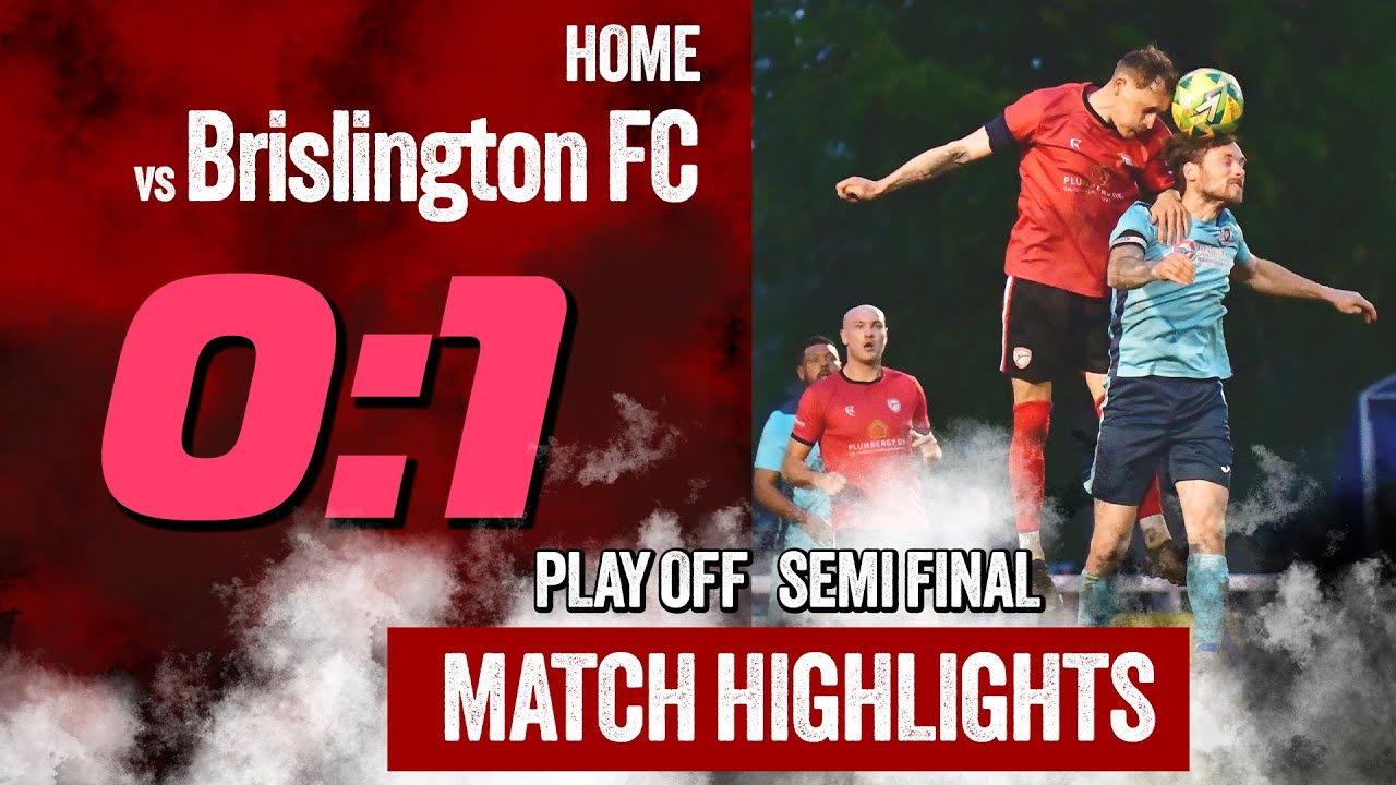 Play off semi final. Radstock Town - Brislington FC. 0:1 Match ...
