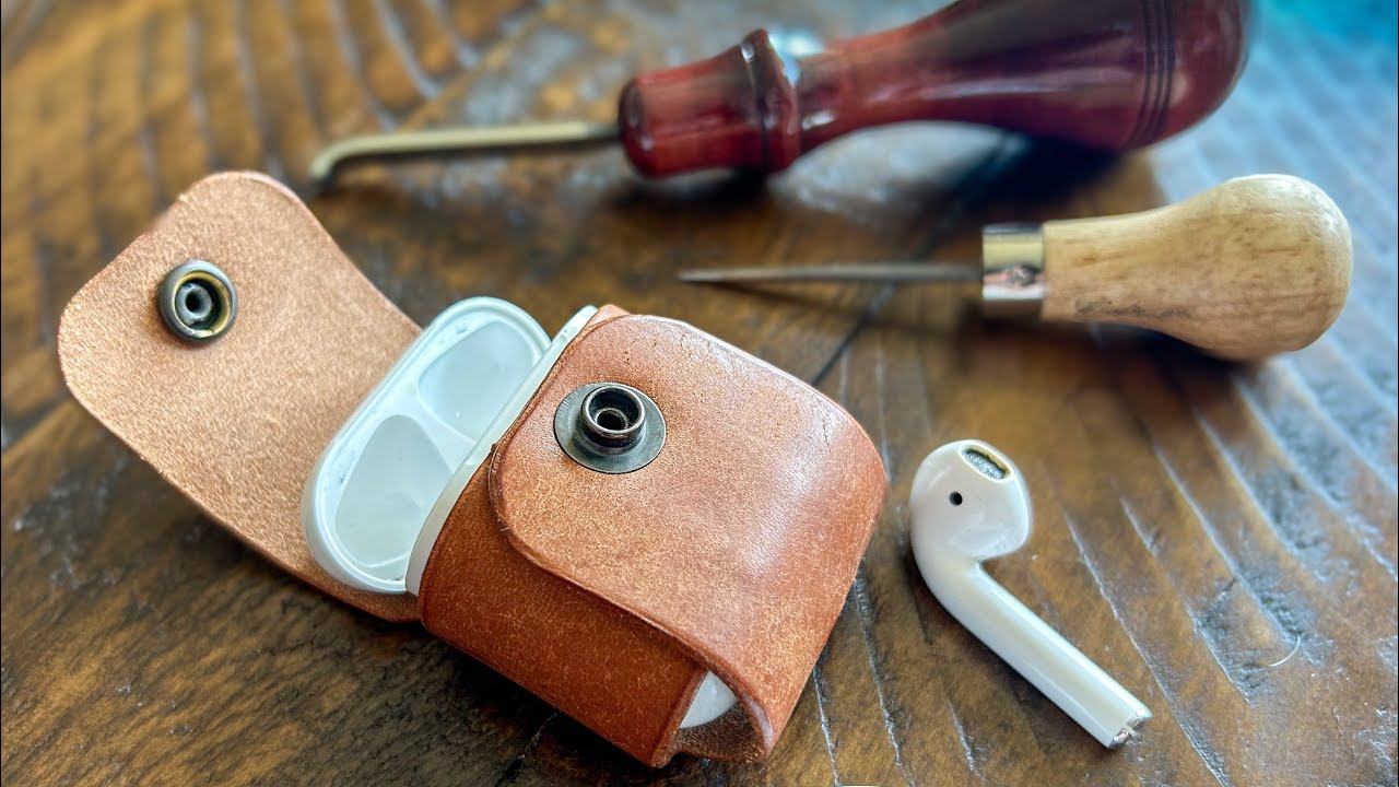 [EASY DIY] How to Make A Leather Airpod Case | Step by step ...