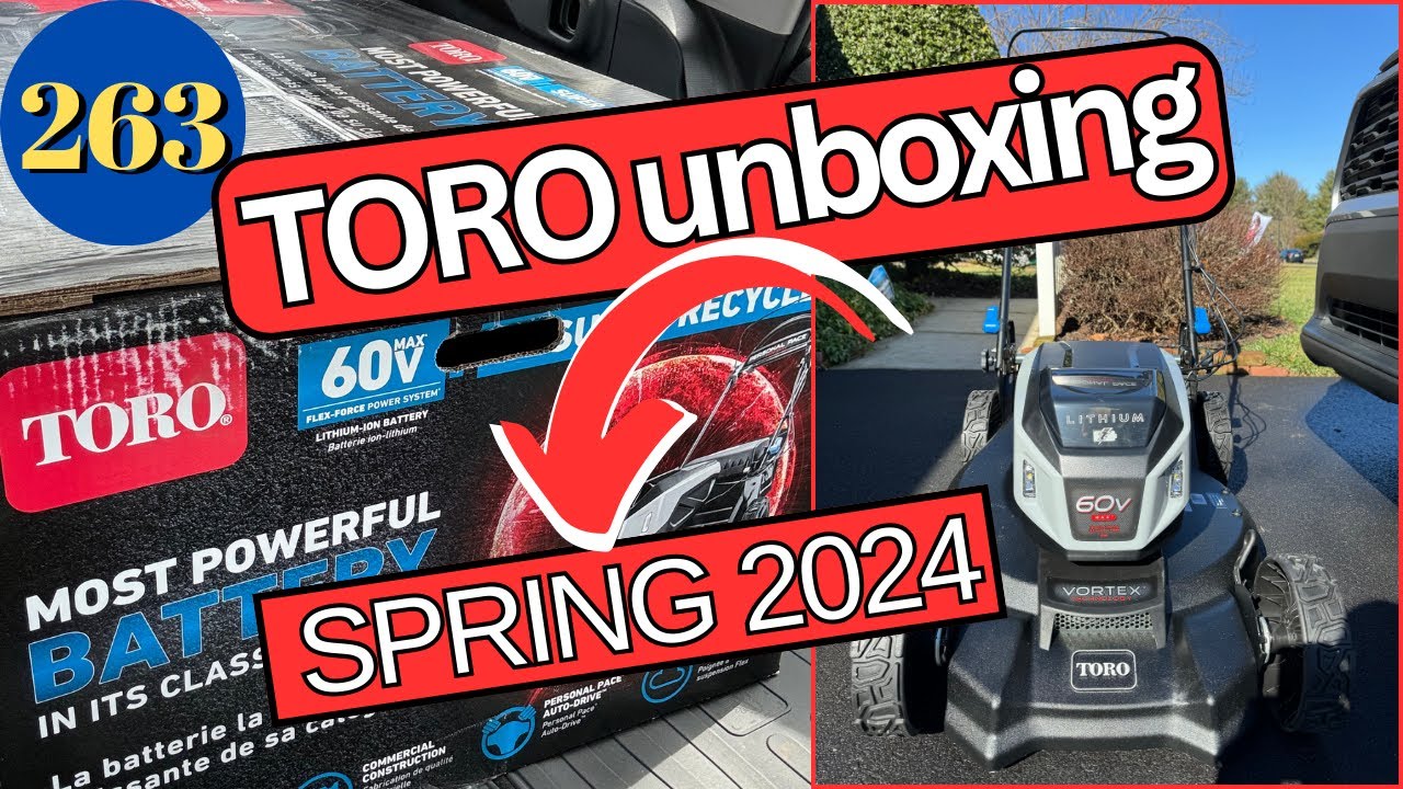 Toro Battery Mower Unboxing (Model 21568) | The Supers Have A Channel ...