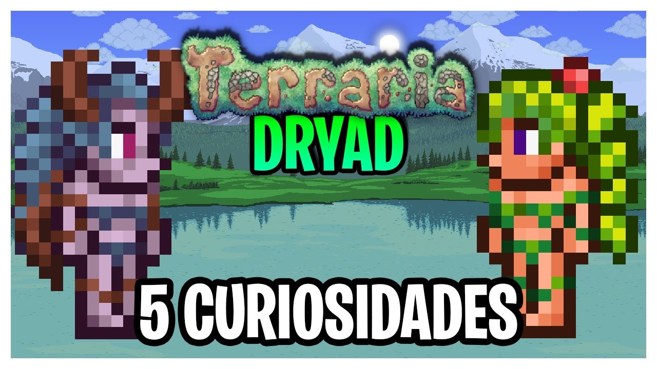 CURIOSIDADES SOBRE A NPC DRYAD DO TERRARIA 2023 - YouTube