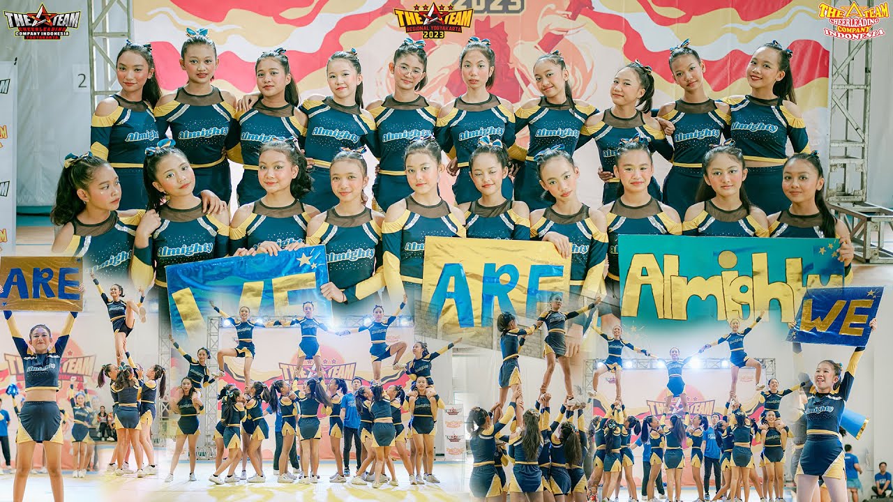 ALMIGHTY SQUAD CHEERLEADER THE A TEAM YOGYAKARTA 2023 - YouTube