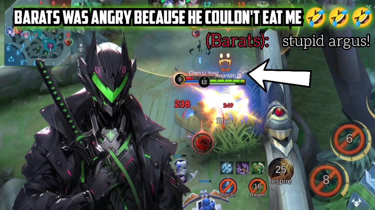 HOW TO COUNTER BARATS USING ARGUS - ARGUS VS BARATS - ARGUS BEST BUILD ...