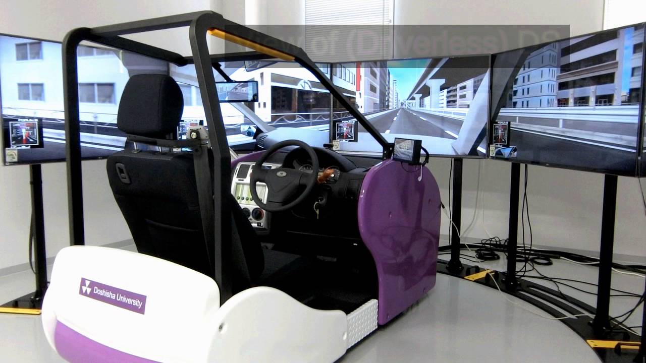 Automated Control of a Car in Drive Simulator - YouTube