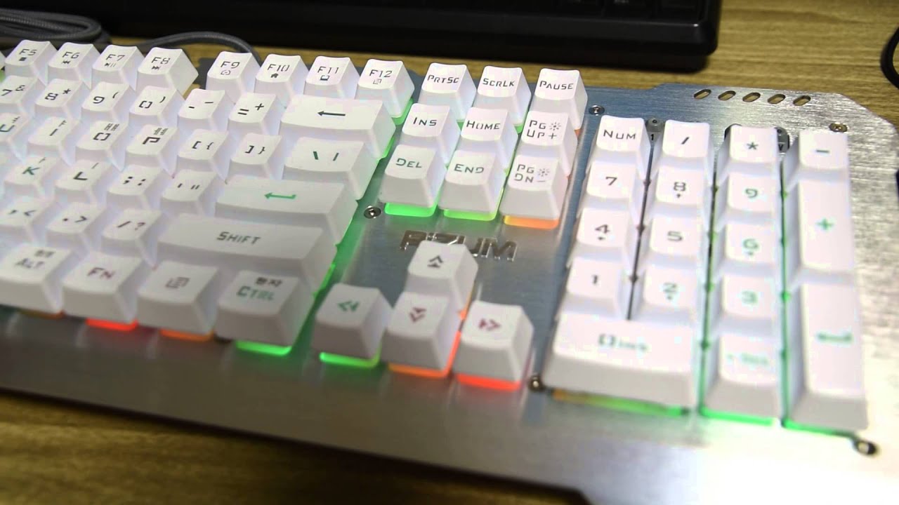 RIZUM G-FACTOR Z30 Aluminum Gaming Keyboard Rainbow Breathing Mode (FN+ ...