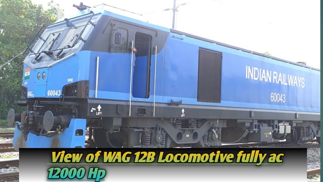 India's most powerful locomotive. WAG-12B New Electric loco\Indian ...