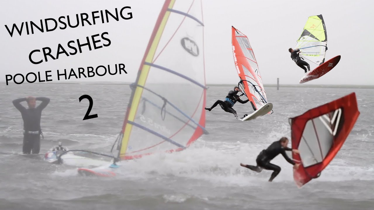 Ultimate Windsurfing crash reel | Poole Harbour V2 - YouTube