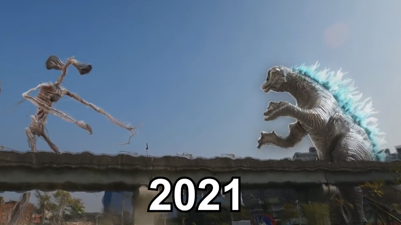 Evolution of Siren Head vs Godzilla - YouTube