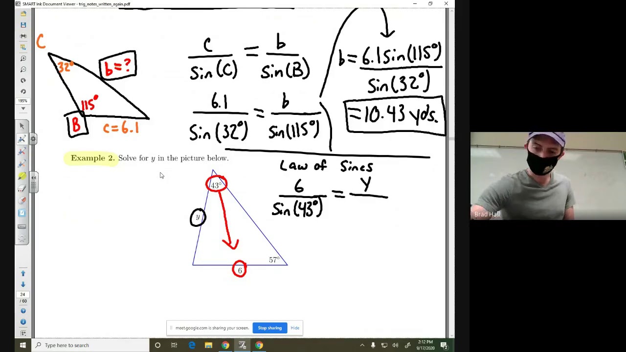 Math 162 Section 07F - September 17, 2020 - YouTube