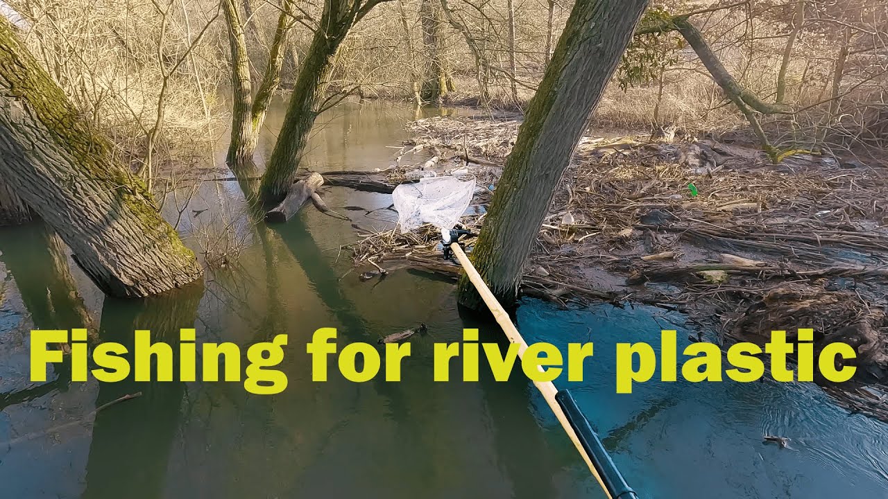 Fishing for river plastic! | Pick up trash! - YouTube