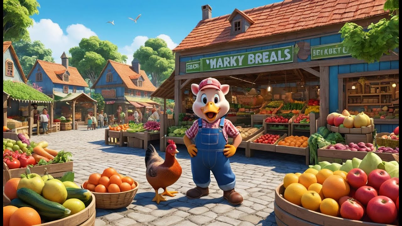 To Market, To Market Rhyme Song | Popular Nursery Rhyme | Educational ...