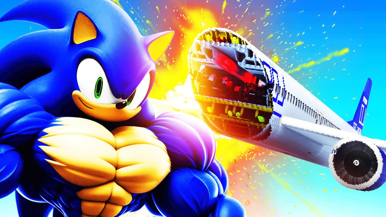 GIANT SONIC Causes PLANE CRASH - YouTube