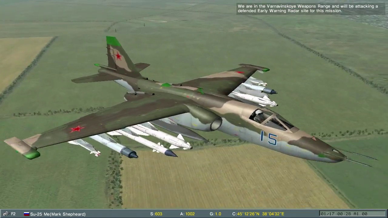 Lock-On Su-25 training 04 - Laser guided and anti-radar tactical ...