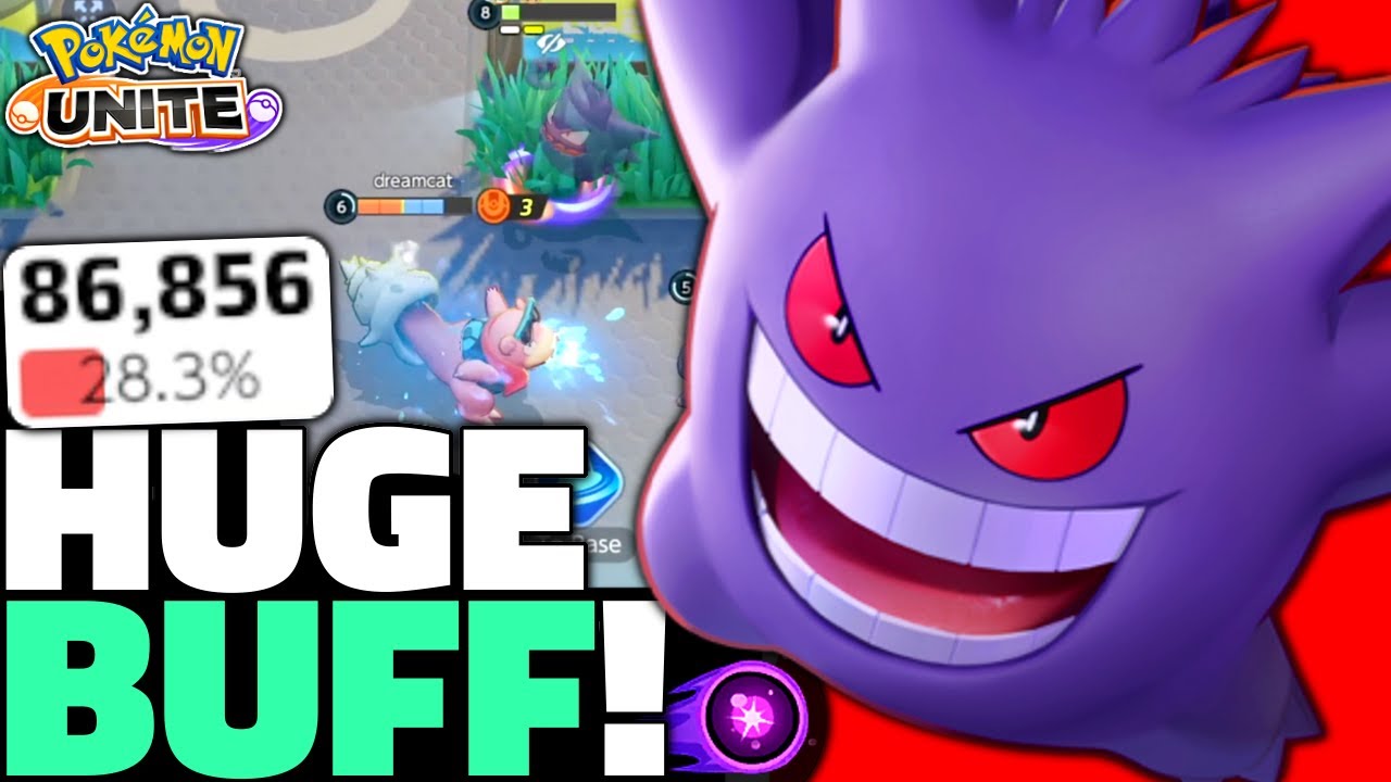 Pokémon Unite BUFFED Gengar is BROKEN!😱 (+ Secret Buff) (Gengar Best ...