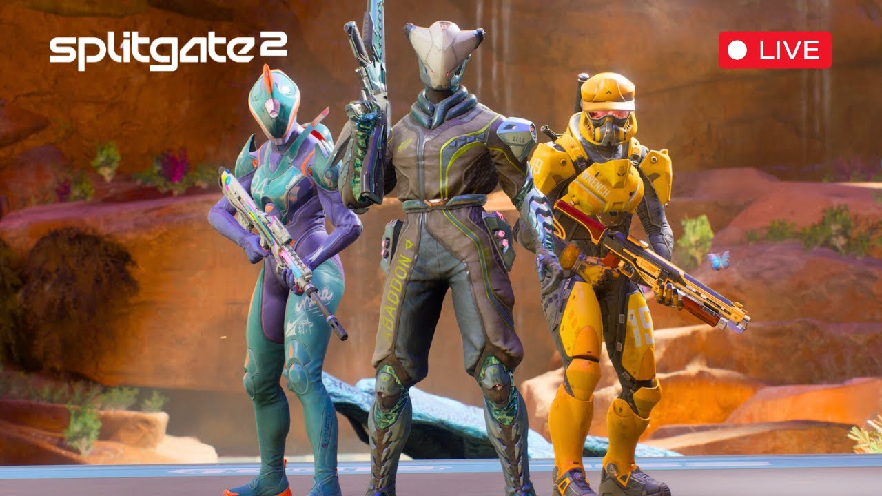 🔴 LIVE - This Is The BEST Battle Royal Game! | Splitgate 2 - YouTube