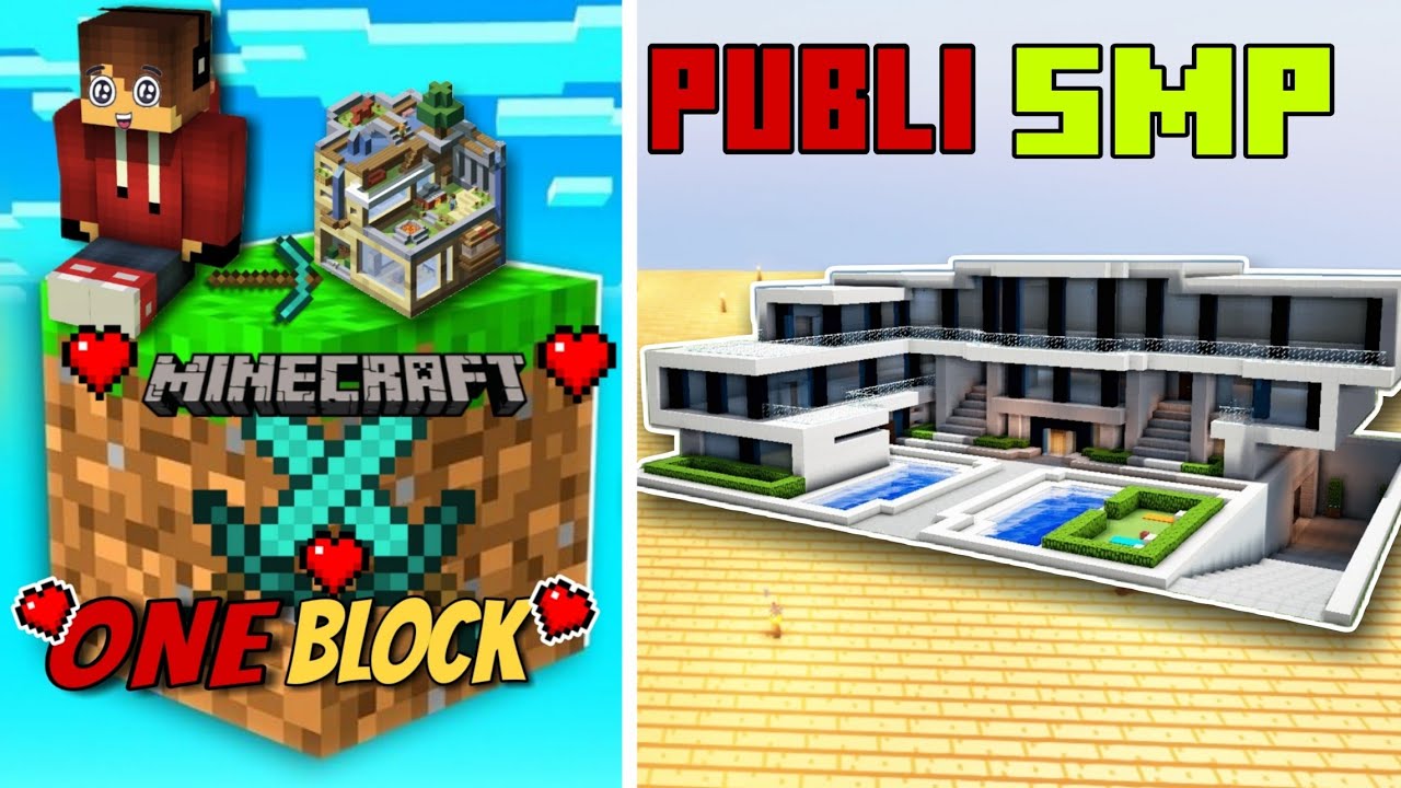 Minecraft ONE BLOCK PUBLI SMP LIVE !🔴 - YouTube