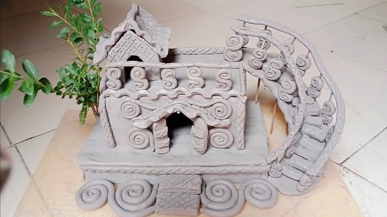 how to make clay house | clay video | clay home | clay house | clay # ...