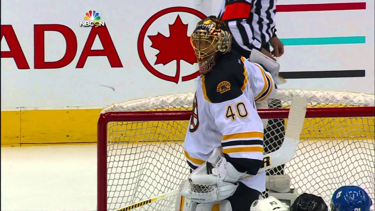 Tuukka Rask stick save on Bozak 11/12/14 60fps - YouTube