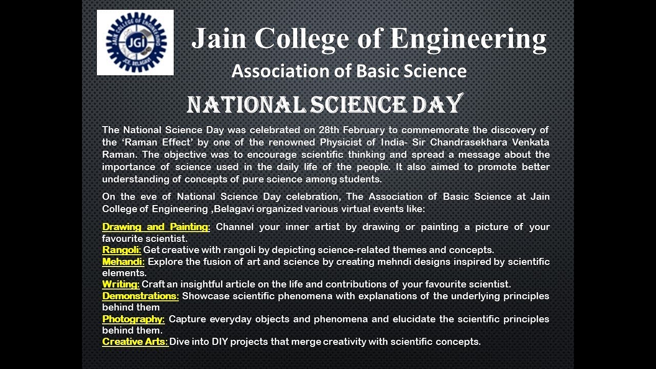 National Science Day-2024 - YouTube