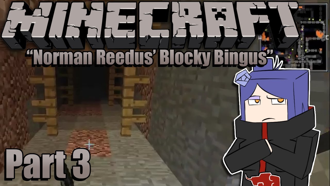 Minecraft: Norman Reedus' Blocky Bingus - Part 3 - YouTube