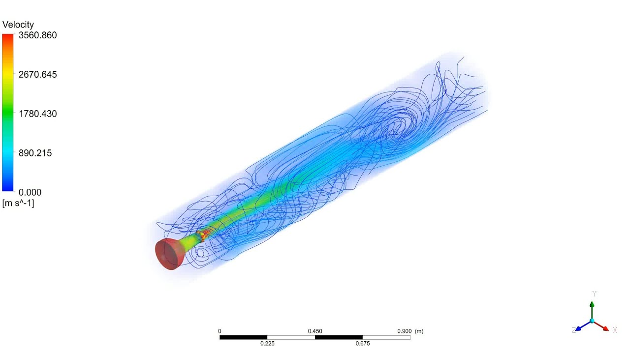 Chevron Nozzle Analysis (Ansys CFD) - YouTube