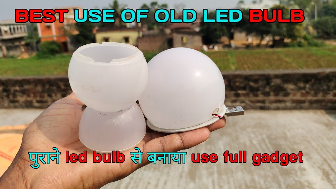 Top 2 Amazing Ideas | Best Use Of Old LED Bulb | Top 2 LED Bulb Use ...