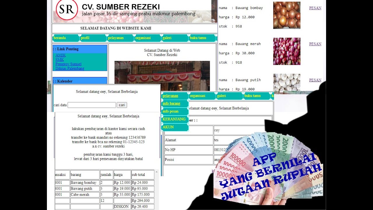 aplikasi penjualan berbasis web ecommerce 1 - free source code php ...
