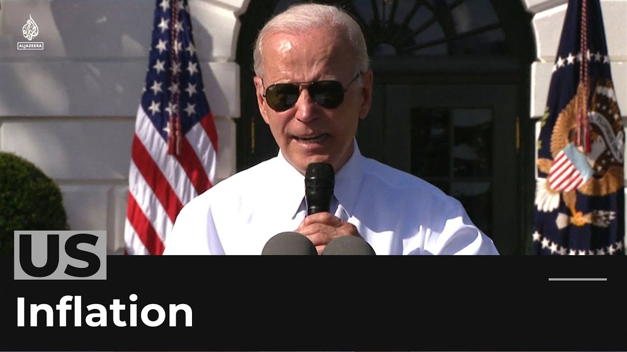 US inflation slows for 2nd month but remains stubbornly high - YouTube