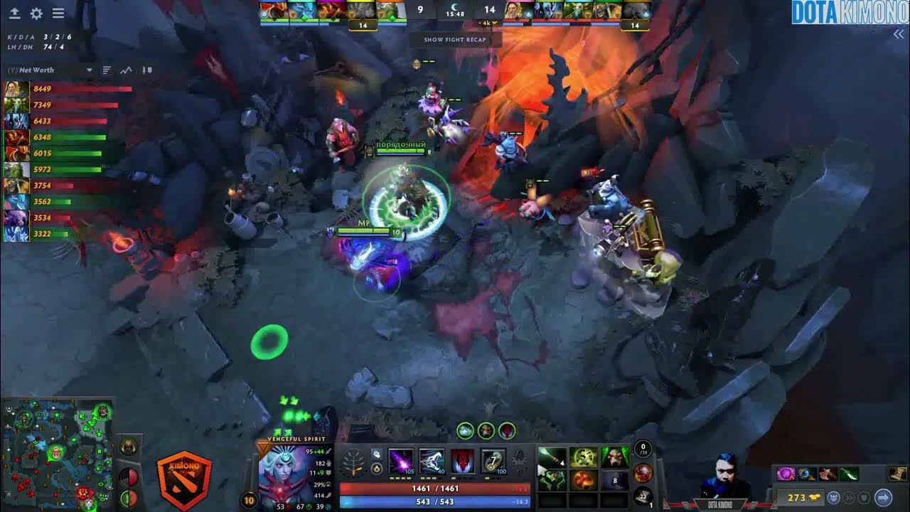 New Patch 7.38b - Ace Vengseful Spirit Offlaner - Dota 2 (Full Gameplay with no commentary ...