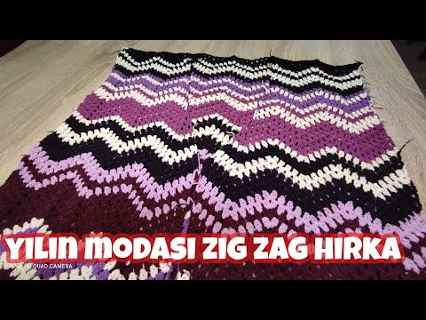 BU YILIN MODASI 😘 ZİG ZAG HIRKA yapılışı 2.bölüm ❤️ @orguhocam #örgühırka #örgümodelleri