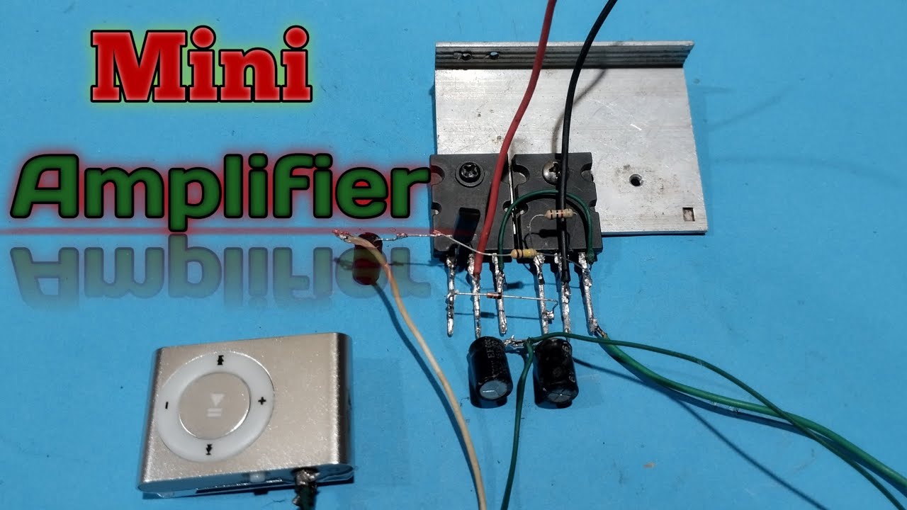 How To.Mini Powerfull Amplifier at Home using Transistor 2sc5200 ...