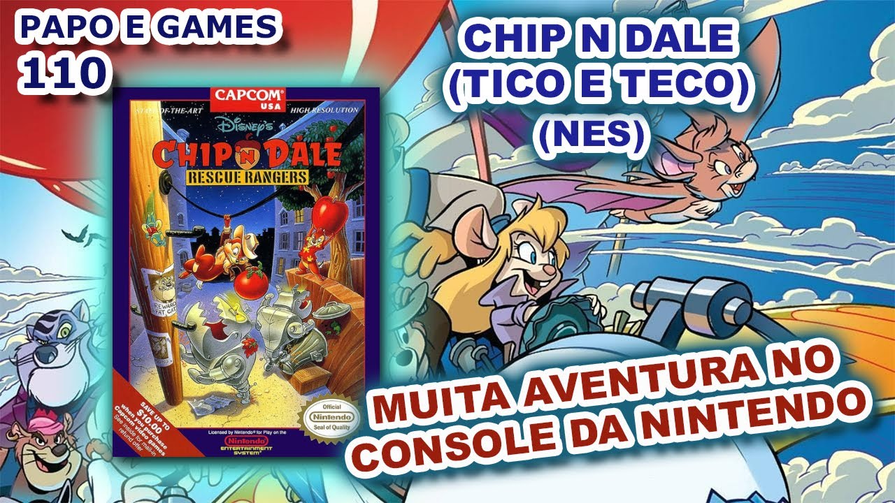 Papo e Games - 110 - Tico e Teco (NES) - YouTube
