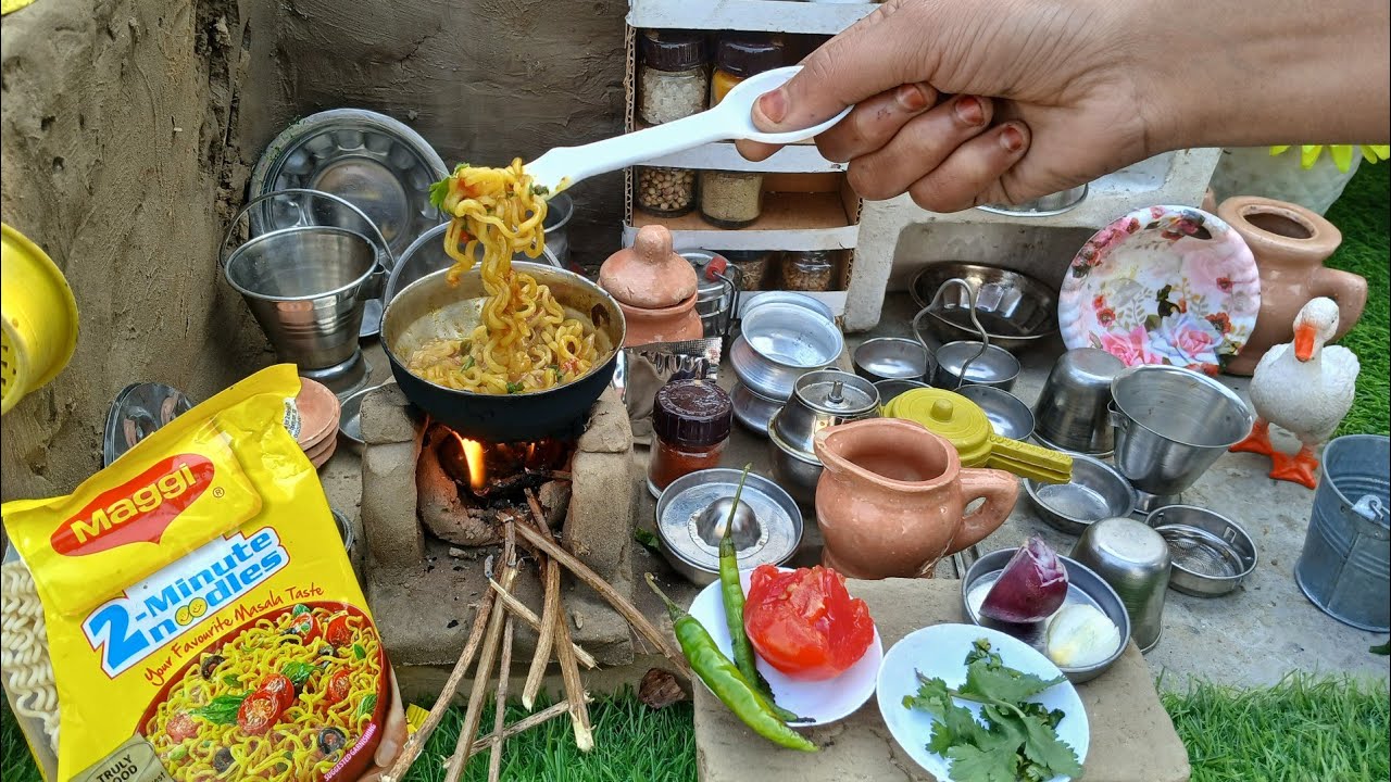 Miniature Maggi 🤤 delicious Maggi Mini Cooking Full Video - YouTube