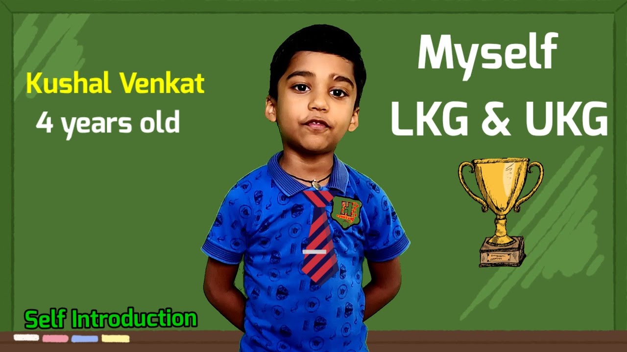 Myself for LKG and UKG || Self Introduction for kids || Easy and Best ...