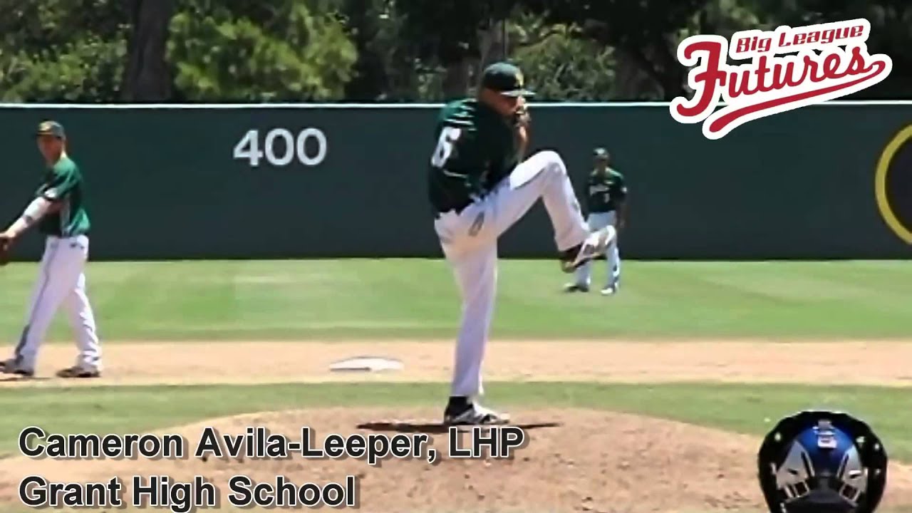 CAMERON AVILA LEEPER, LHP, GRANT HIGH SCHOOL, PITCHING MECHANICS AT 200 ...