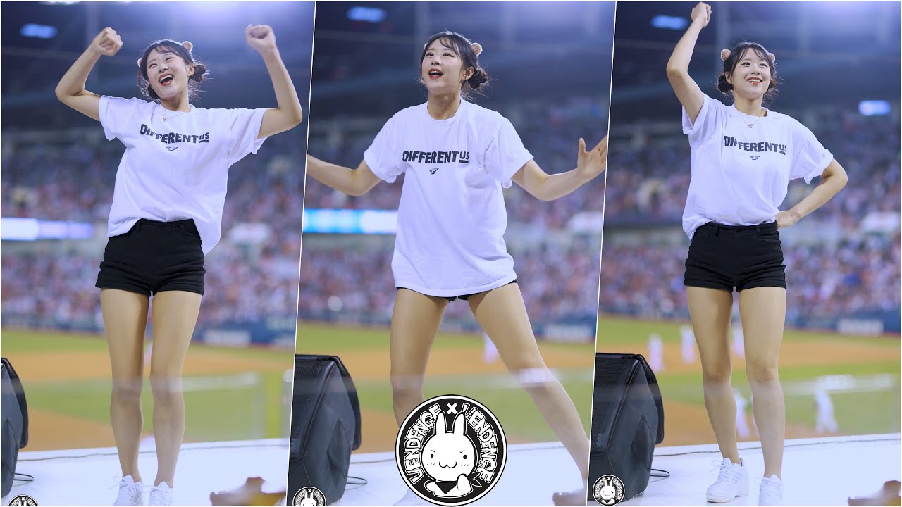 [4K] 240409 치어리더 이호은 직캠 '응원 리액션 모음(후반전)' Lee Hoeun Fancam @한화이글스 프로야구 By 벤뎅이 - YouTube