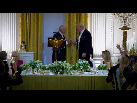 Dinner with the King and Queen of the United Kingdom of Great Britain and Northern Ireland