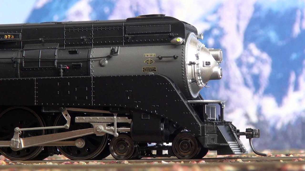 HO MTH 4 8 4 GS4 SP4437 F4 PFA sound - YouTube