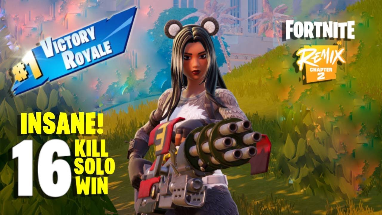 Fortnite C2 Remix High Kill Solo Win Gameplay - Zero Build (Keyboard ...