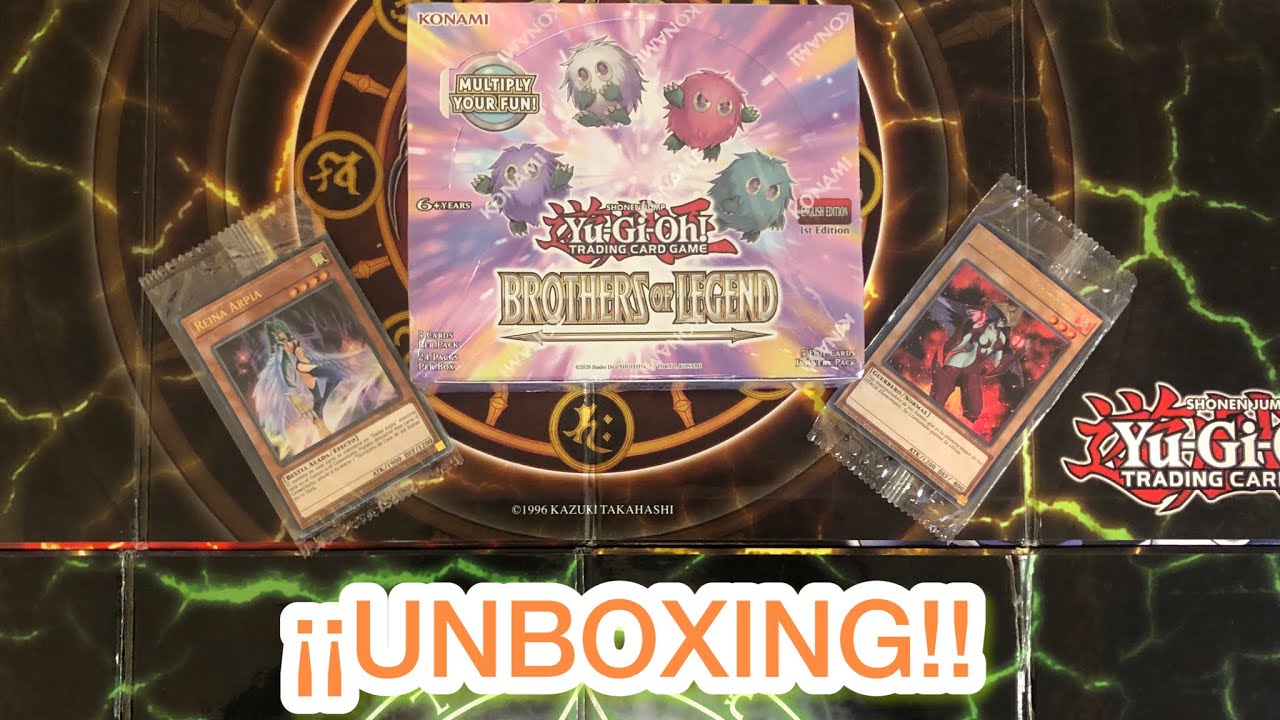 Unboxing BROTHERS OF LEGENDS | Yugioh! - YouTube