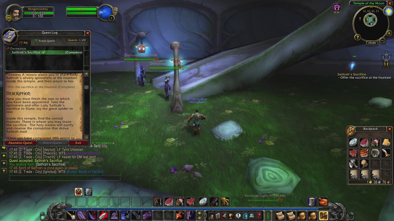 World of Warcraft Classic: Sathrah's Sacrifice - Quest ID 2520 ...