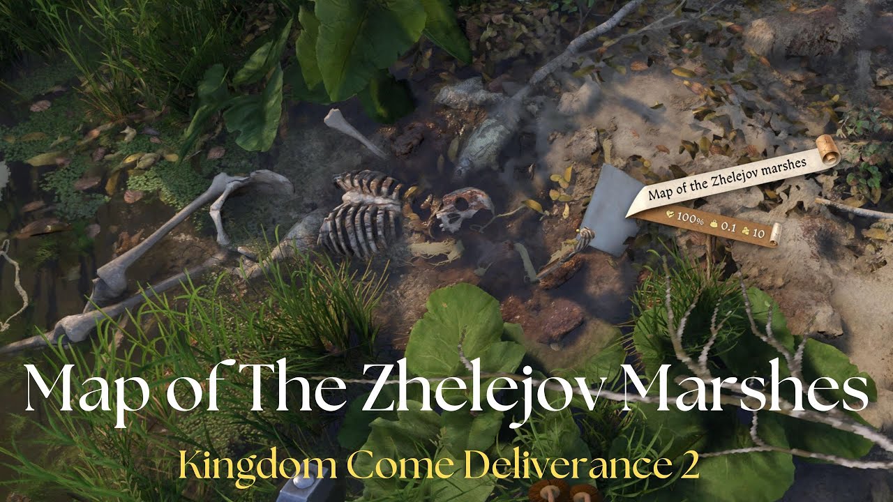 Map of The Zhelejov Marshes in Kingdom Come Deliverance 2 - YouTube
