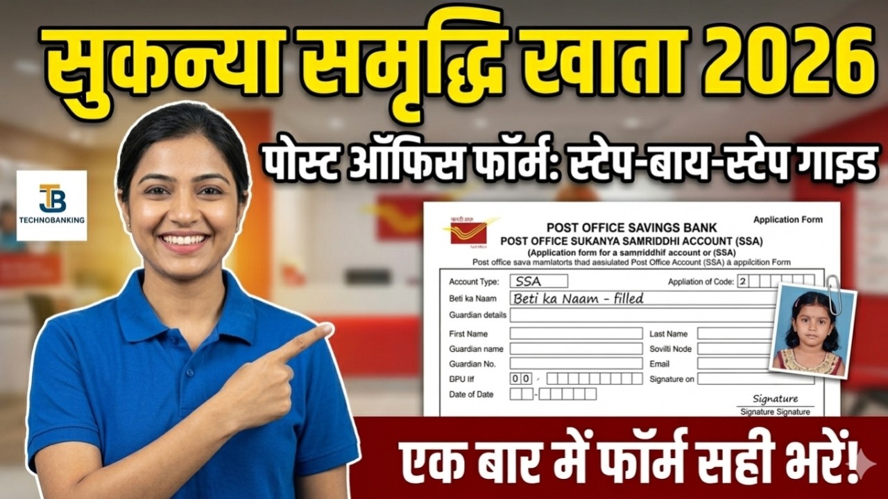 Post Office Sukanya Samriddhi Account Form Kaise Bhare 2026 | SSA Form ...
