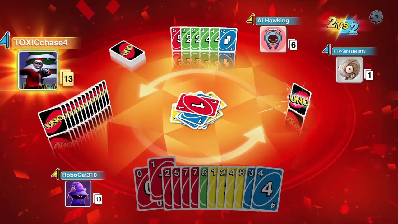 Uno-longest match ever/AI hawking throws game - YouTube