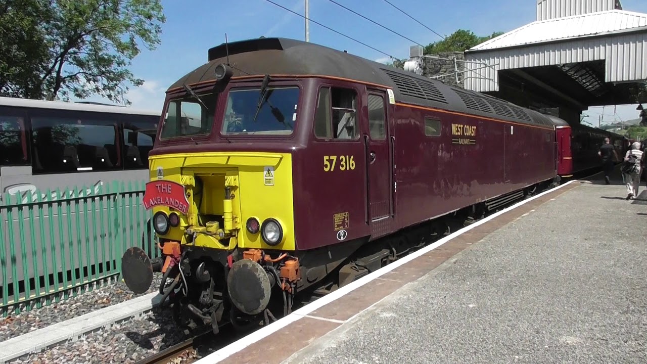 WCR Class 57s Nos. 57314 & 57316 on the Windermere Line - 26th June ...