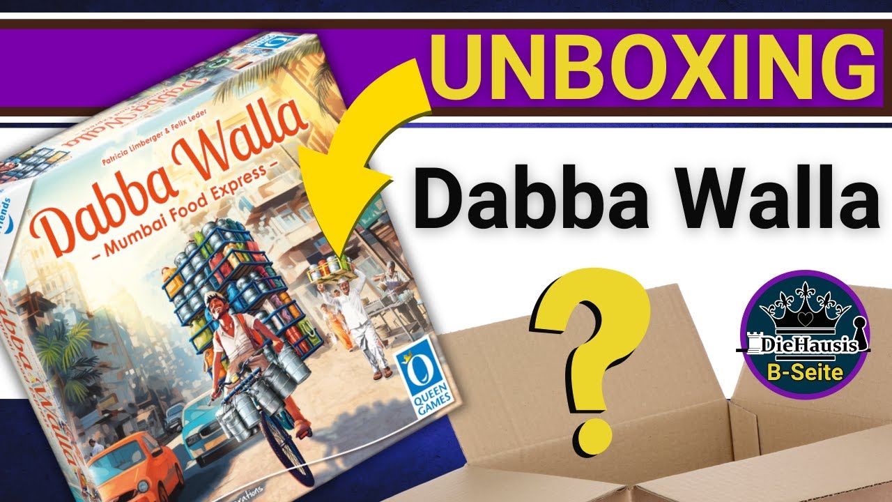 Dabba Walla | 📦 Unboxing Spiel von Queen Games | DieHausis B-Seite ...