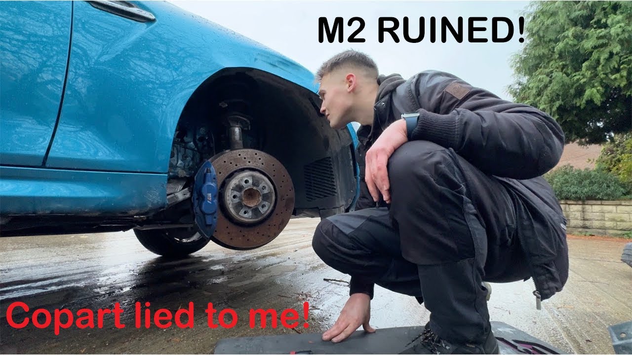 Repairing My Crashed Damaged BMW M2 - YouTube