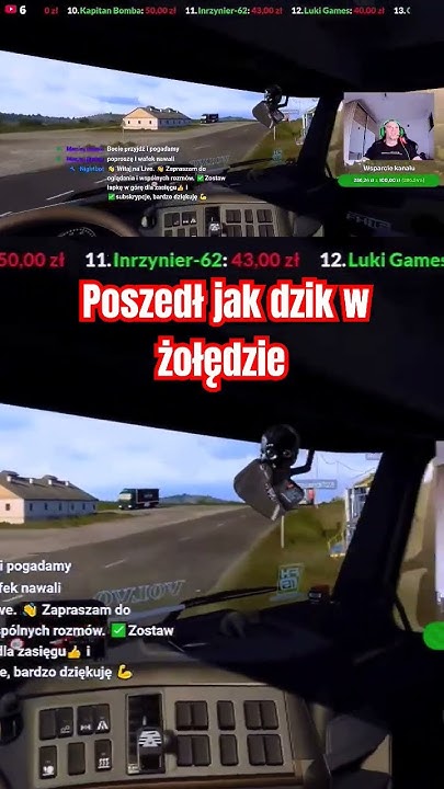 POSZEDŁ JAK DZIK W ŻOŁĘDZIE #simulator #driver #kierowcazawodowy - YouTube